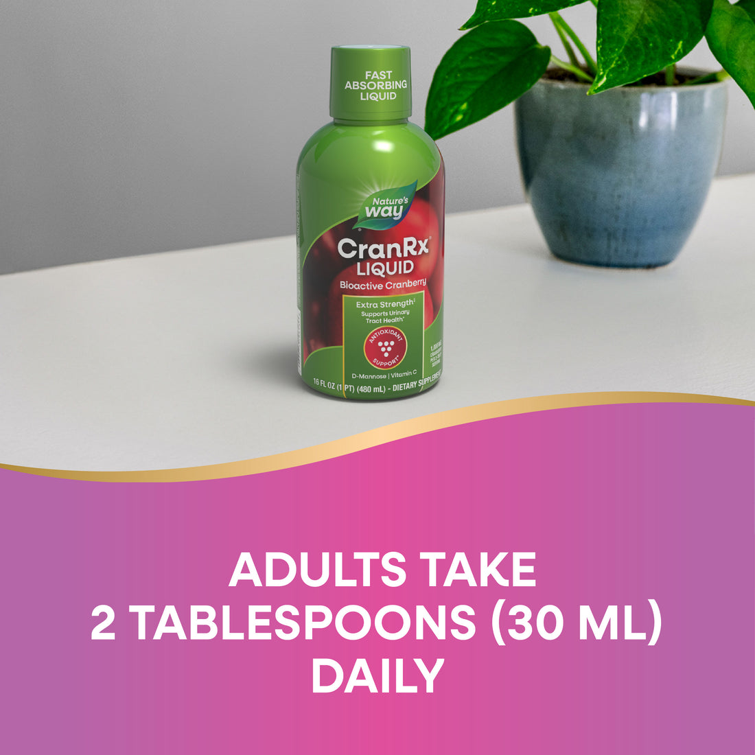 CranRx® Liquid Bioactive Cranberry | Nature's Way®