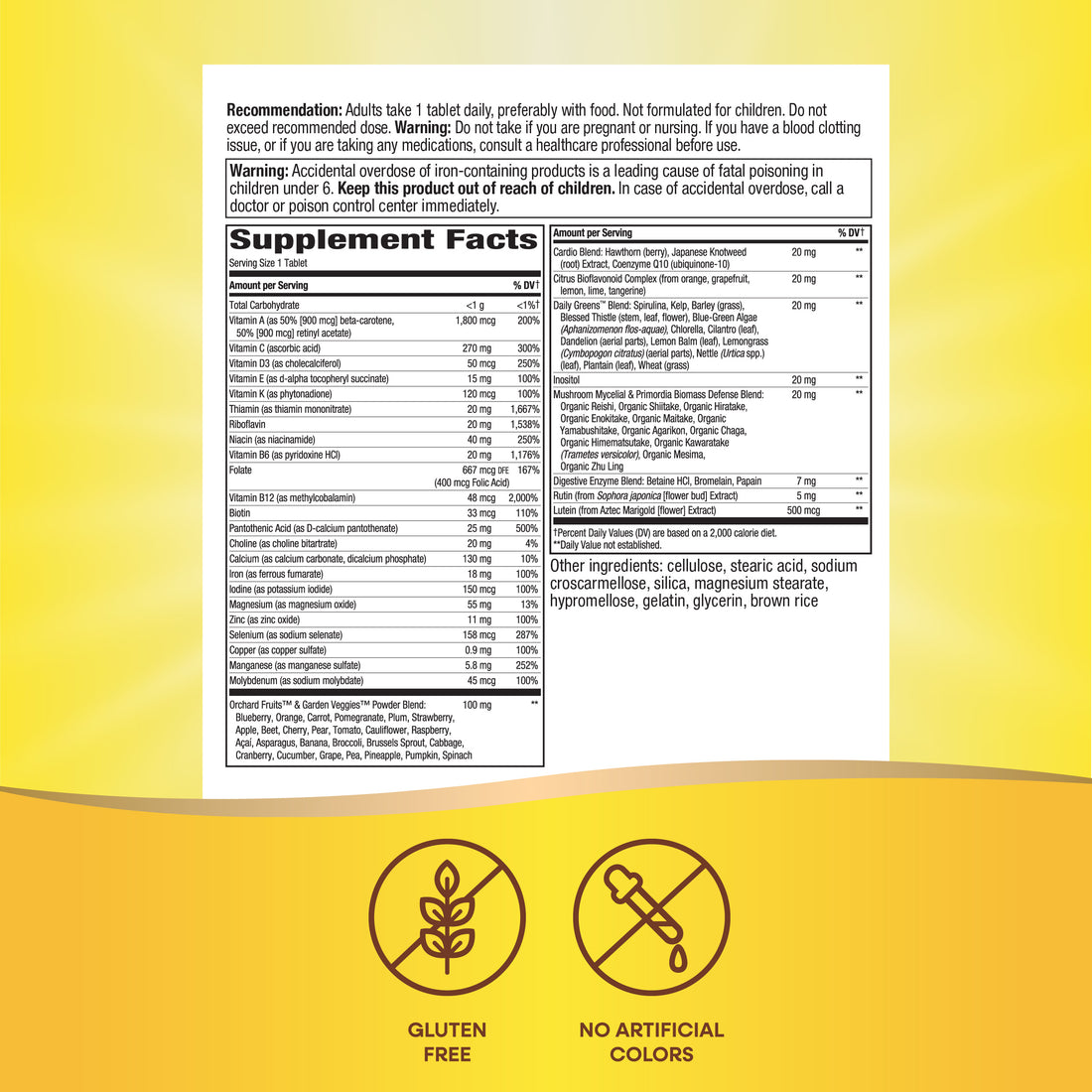 Alive!® Adult Ultra Multivitamin | Nature's Way®