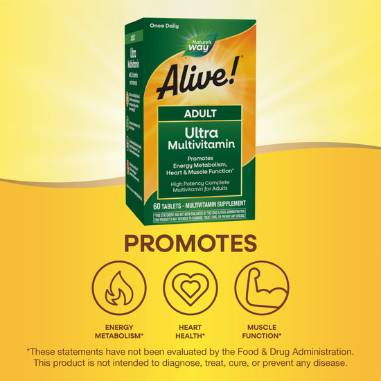 Alive!® Adult Ultra Multivitamin | Nature's Way®