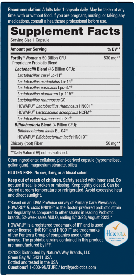 Fortify® Women's Extra-Strength† Probiotic | Nature's Way®