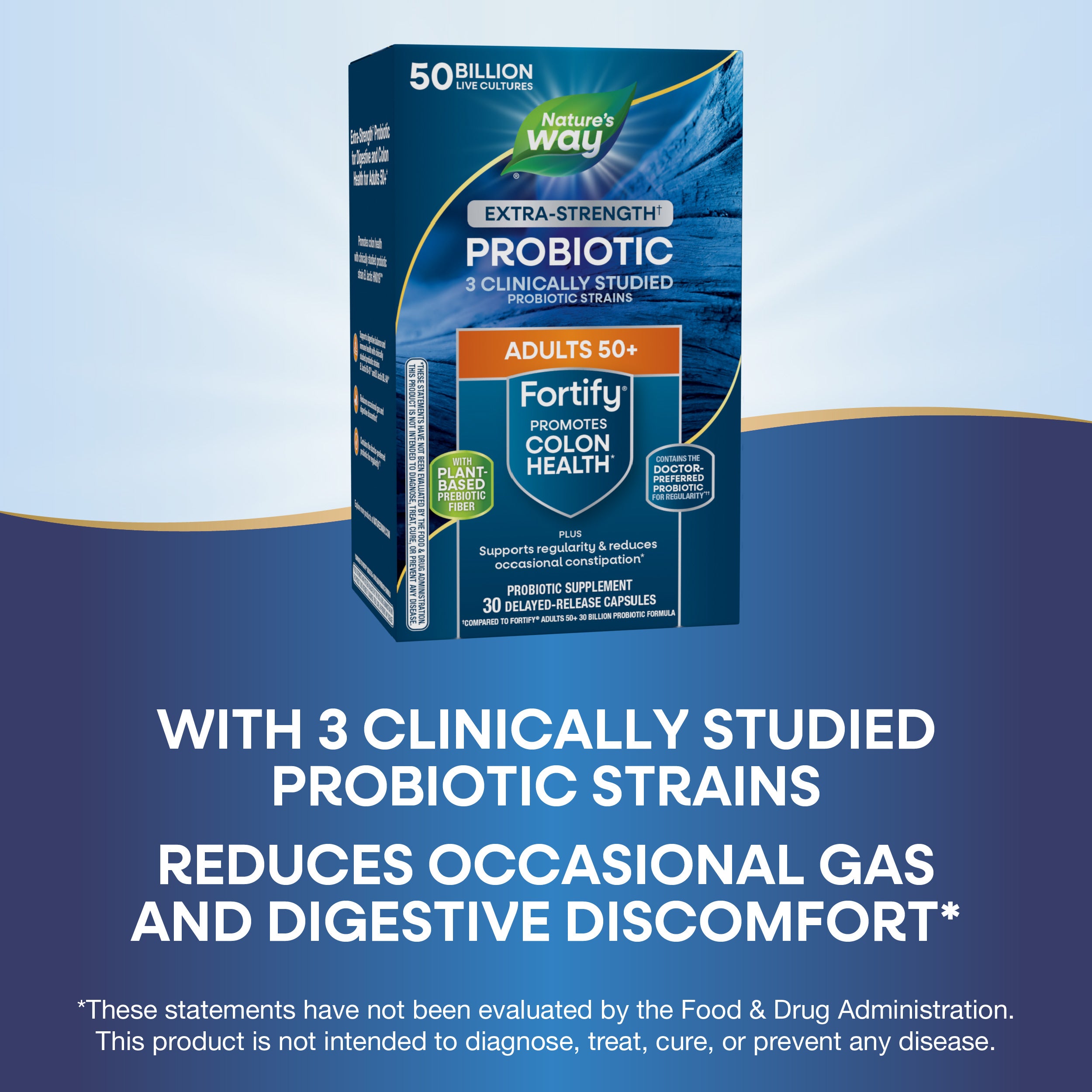 Fortify® 50+ Extra-Strength† Probiotic | Nature's Way®