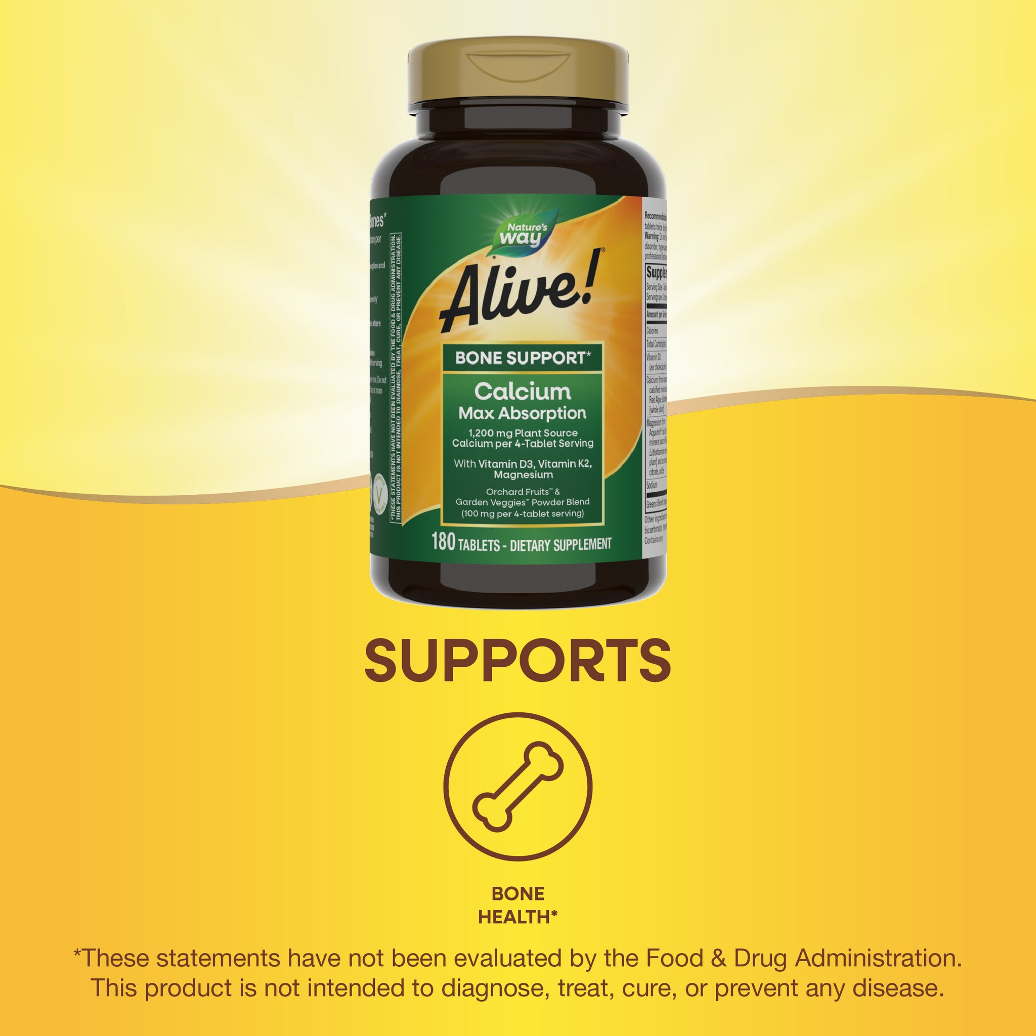 Alive!® Calcium Bone Support | Nature's Way®