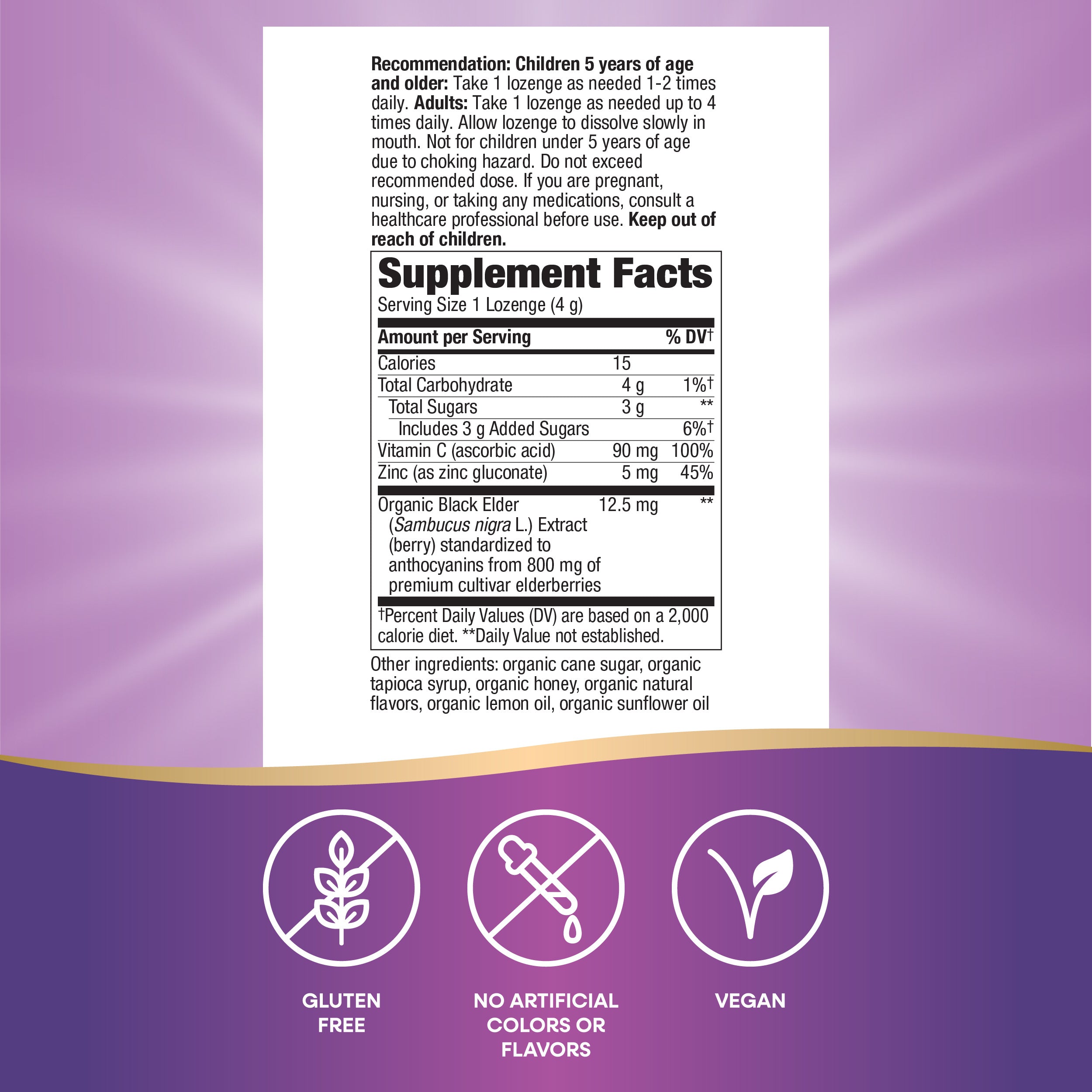 Sambucus Immune Lozenges | Nature's Way®