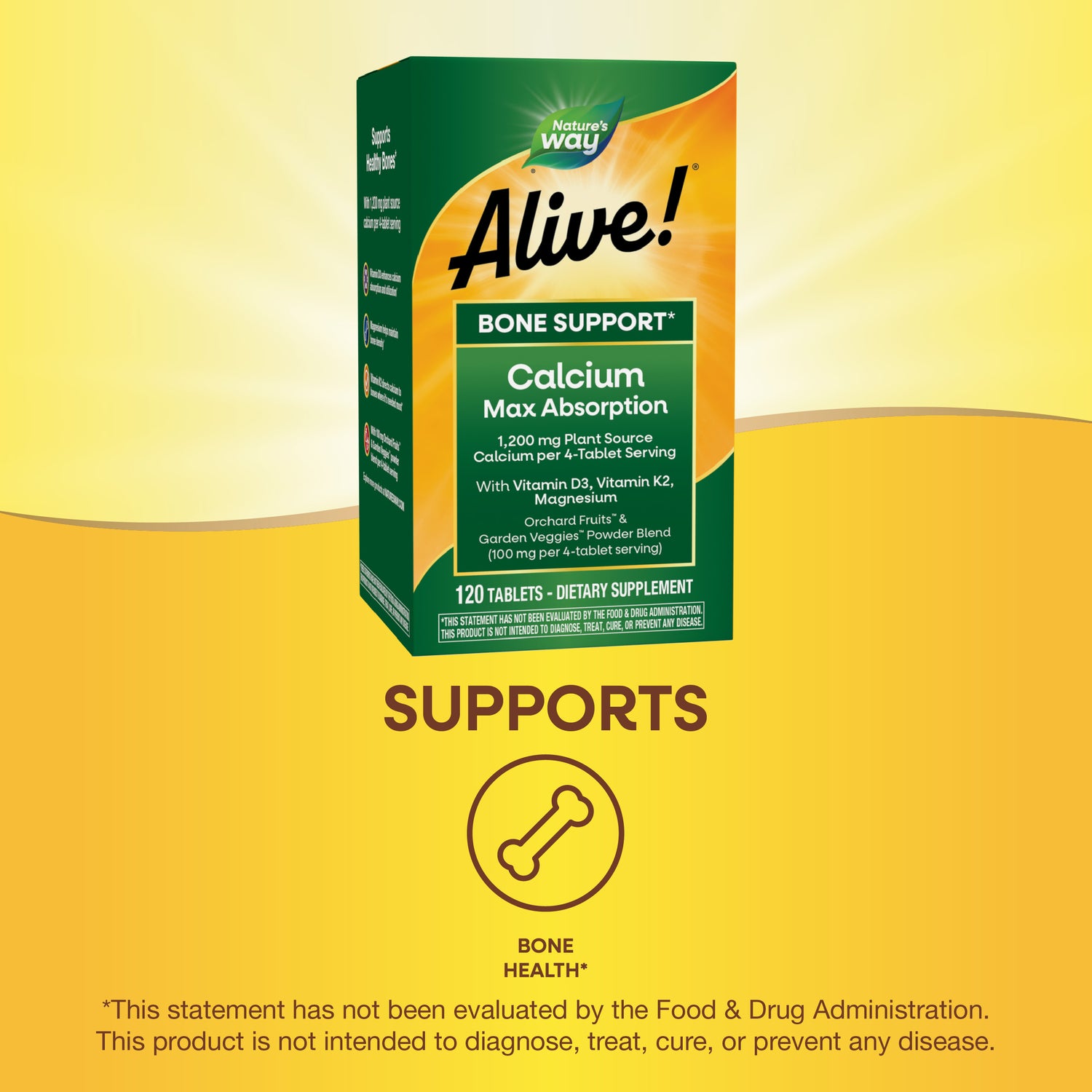 Alive!® Calcium Bone Support | Nature's Way®