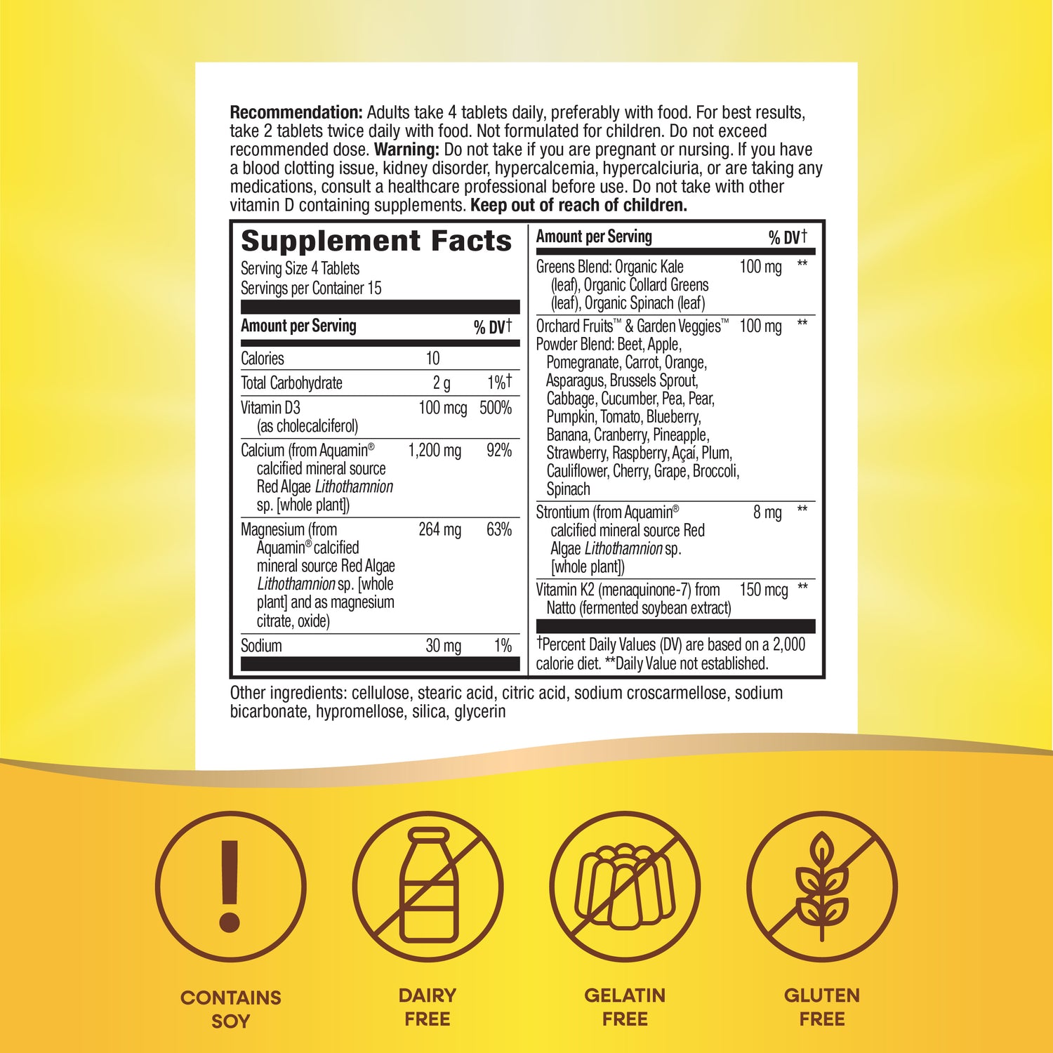 Alive!® Calcium Bone Support | Nature's Way®