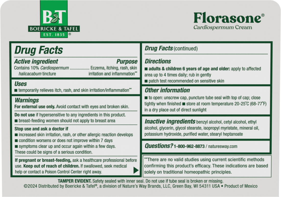 Boericke & Tafel® Florasone® | Nature's Way®