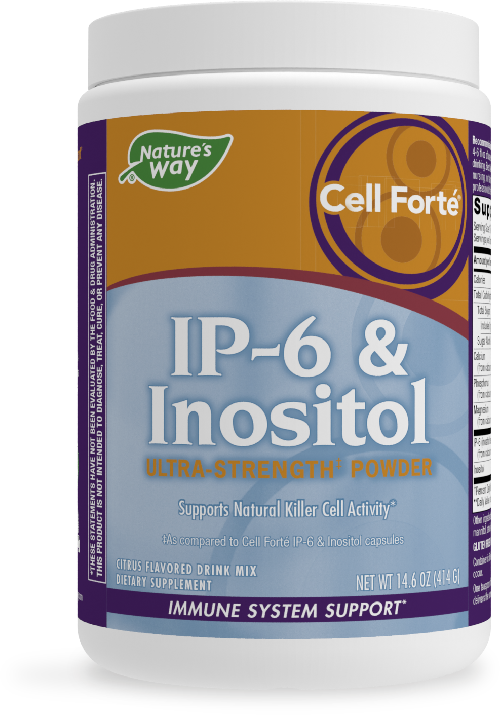 Cell Forté® IP-6 & Inositol Ultra-Strength‡ Powder | Nature's Way®