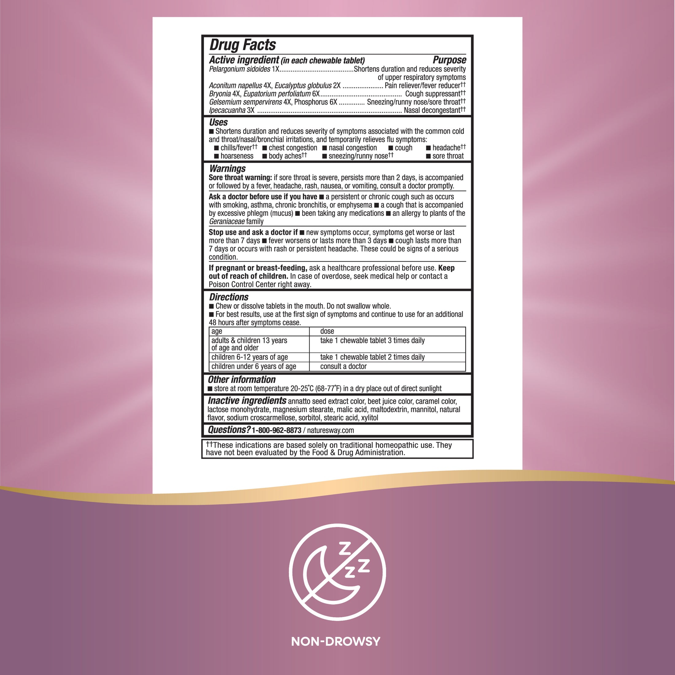 Umcka® Cold+Flu Relief Chewables | Nature's Way®