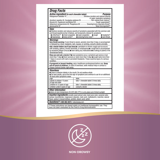 Umcka® Cold+Flu Relief Chewables | Nature's Way®